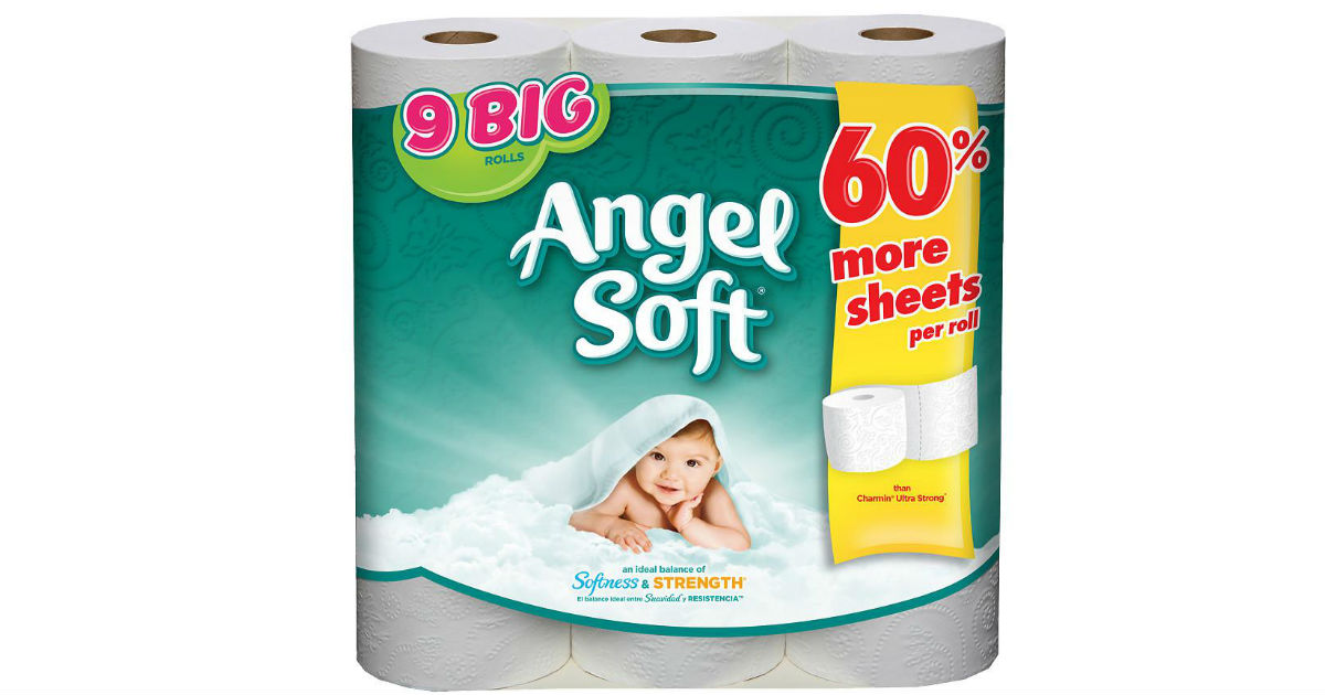Angel Soft Bath Tissue 9ct ONLY $2.54 at Walgreens - Daily Deals & Coupons