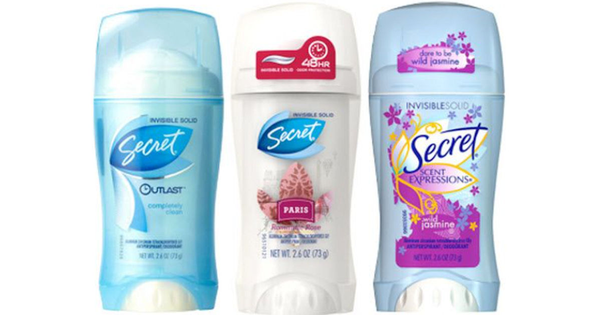 Secret Deodorant Samples For Women