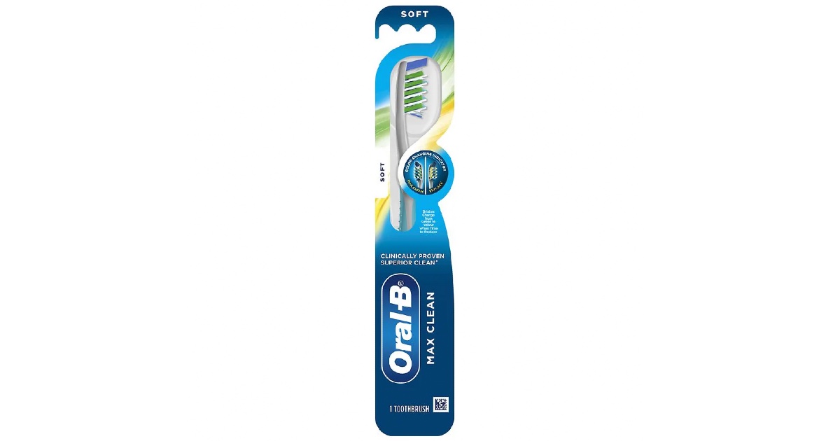Oral-B Crossaction Max Clean Manual Toothbrush at Karen Medina blog