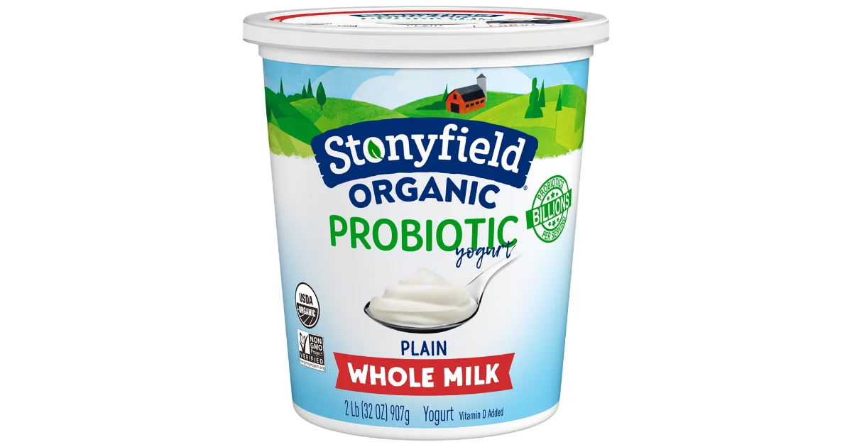 FREE 32 oz. Tub of Stonyfield Organic Yogurt - 1st 15,000