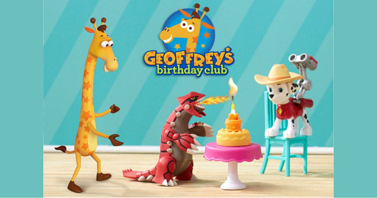 Toys R Us Geoffrey's Birthday Club - Free Plush, Book & More - Free ...